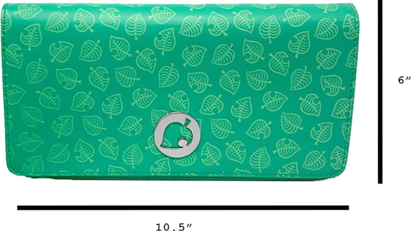 ACNH Switch Sling Bag Teal Leaves Hardware Nintendo Nintendo Official Site